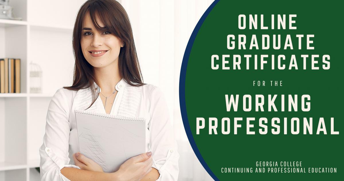 Online Graduate Certificates - Continuing & Professional Education ...